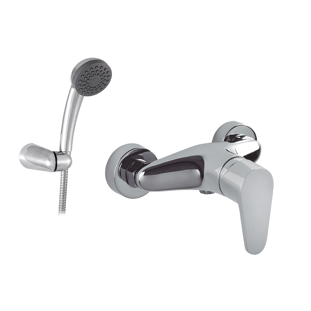 Image single-lever shower faucet, reduced pressure, with accessories ...
