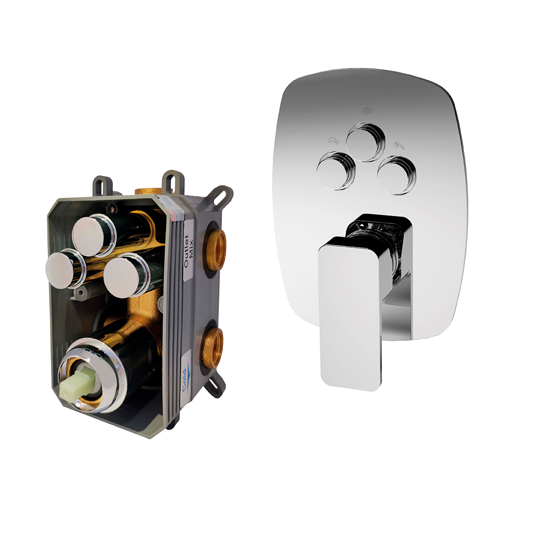 Misturadora de Chuveiro, 3 Funções, Sistema Push - Cifial