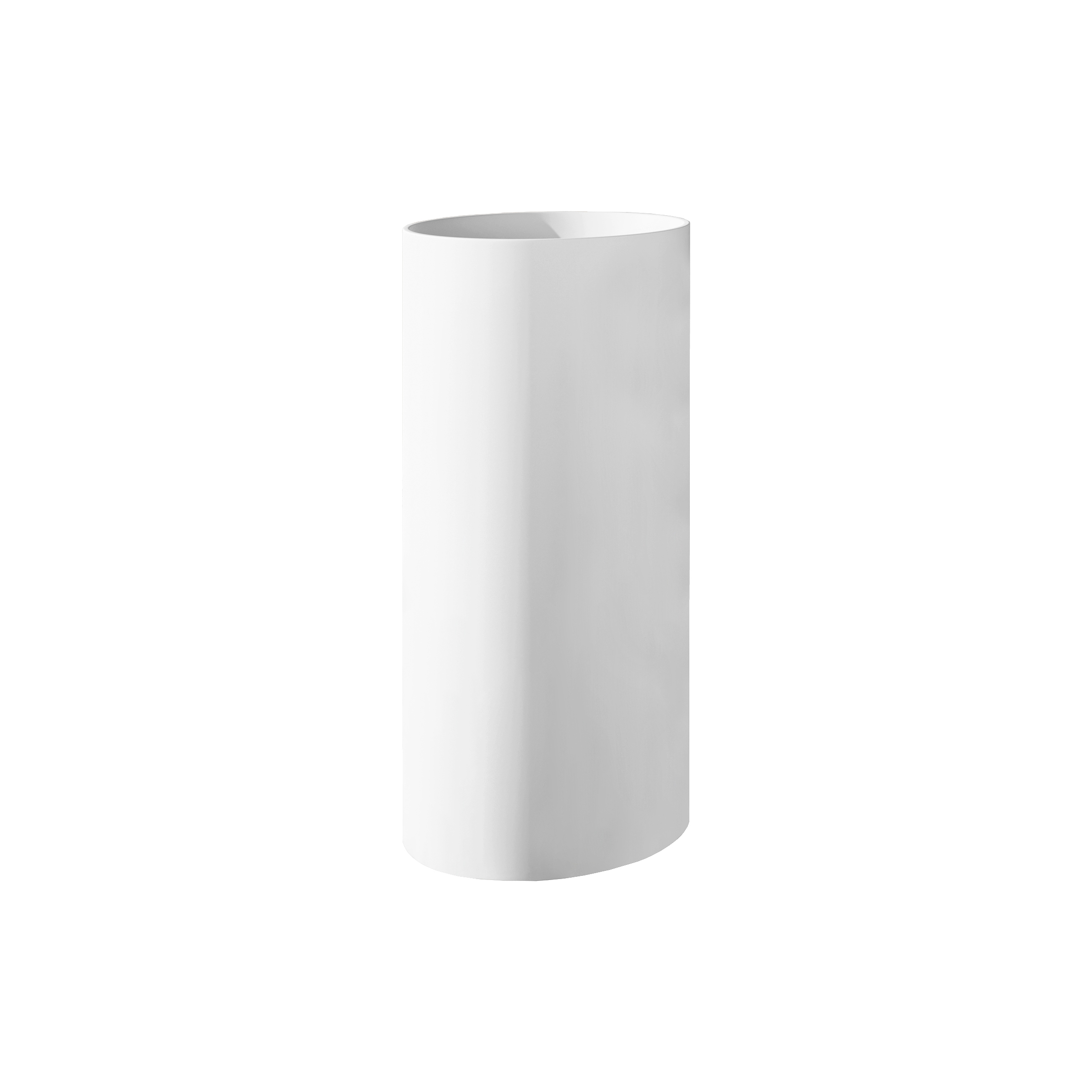 Column Floor-standing Washbasin, Ø425x90; with Solid Surface clic-clac ...